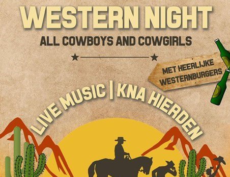 Western night! All cowboys and cowgirls, are you ready ...