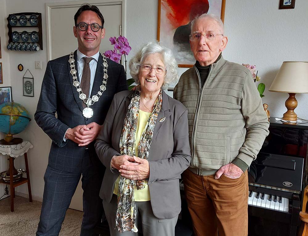 Echtpaar Klaas en Henny Van Zalk - Van de Rozenberg 65 jaar getrouwd ...