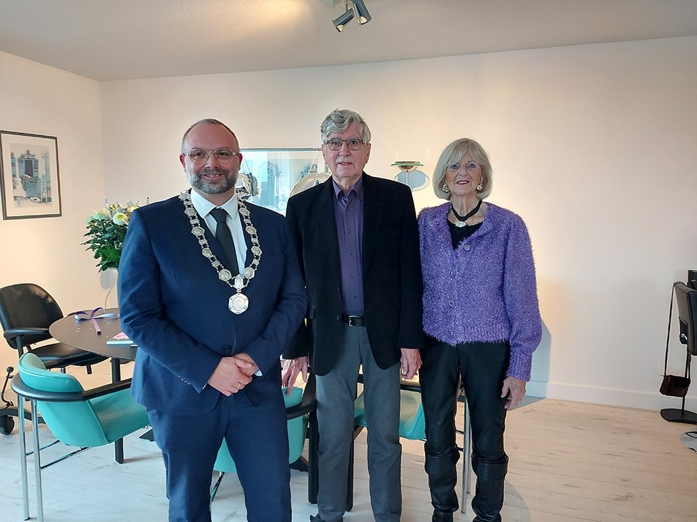 Jan en Coby van Os - Tromp 60 jaar getrouwd - Harderwijksezaken.nl