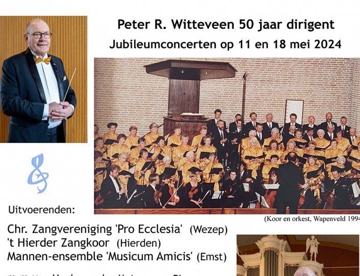 50jarig dirigentenjubileum Peter R Witteveen - Harderwijksezaken.nl