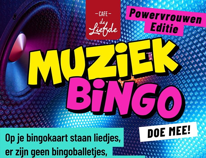Muziekbingo in Café de Liefde Harderwijk - Harderwijksezaken.nl